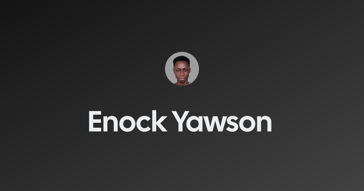 Enock Yawson